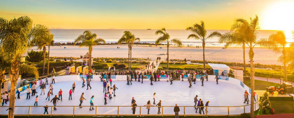 Skating by the Sea at Hotel del Coronado